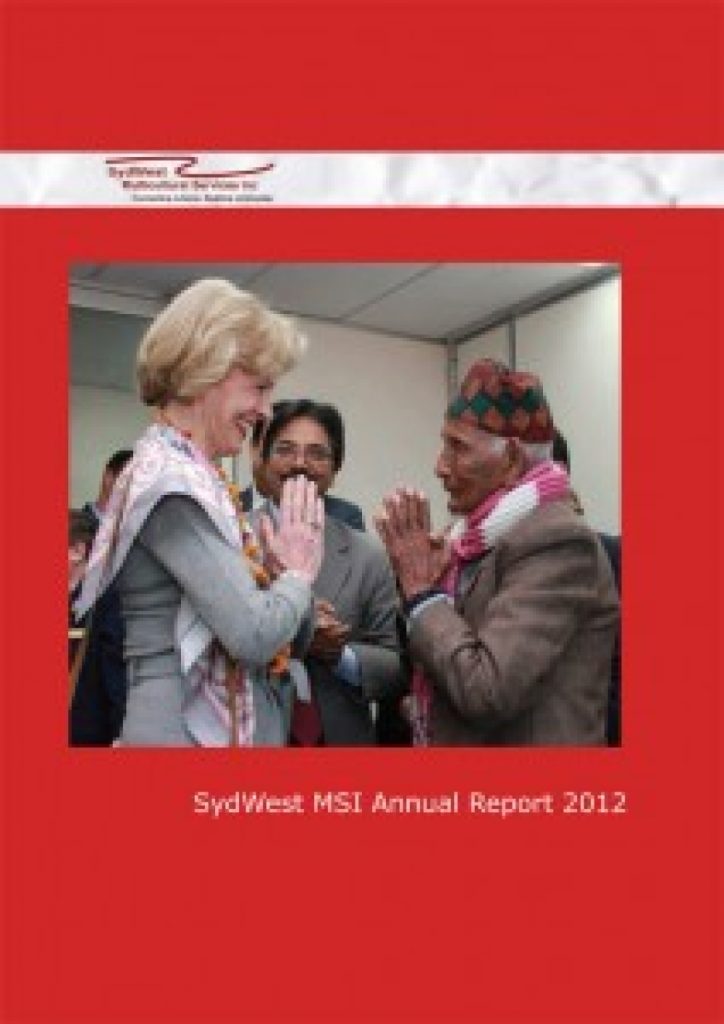 Annual Report 2011-2012 - SydWest Multicultural Services Annual Report 2011-2012 - SydWest Multicultural Services